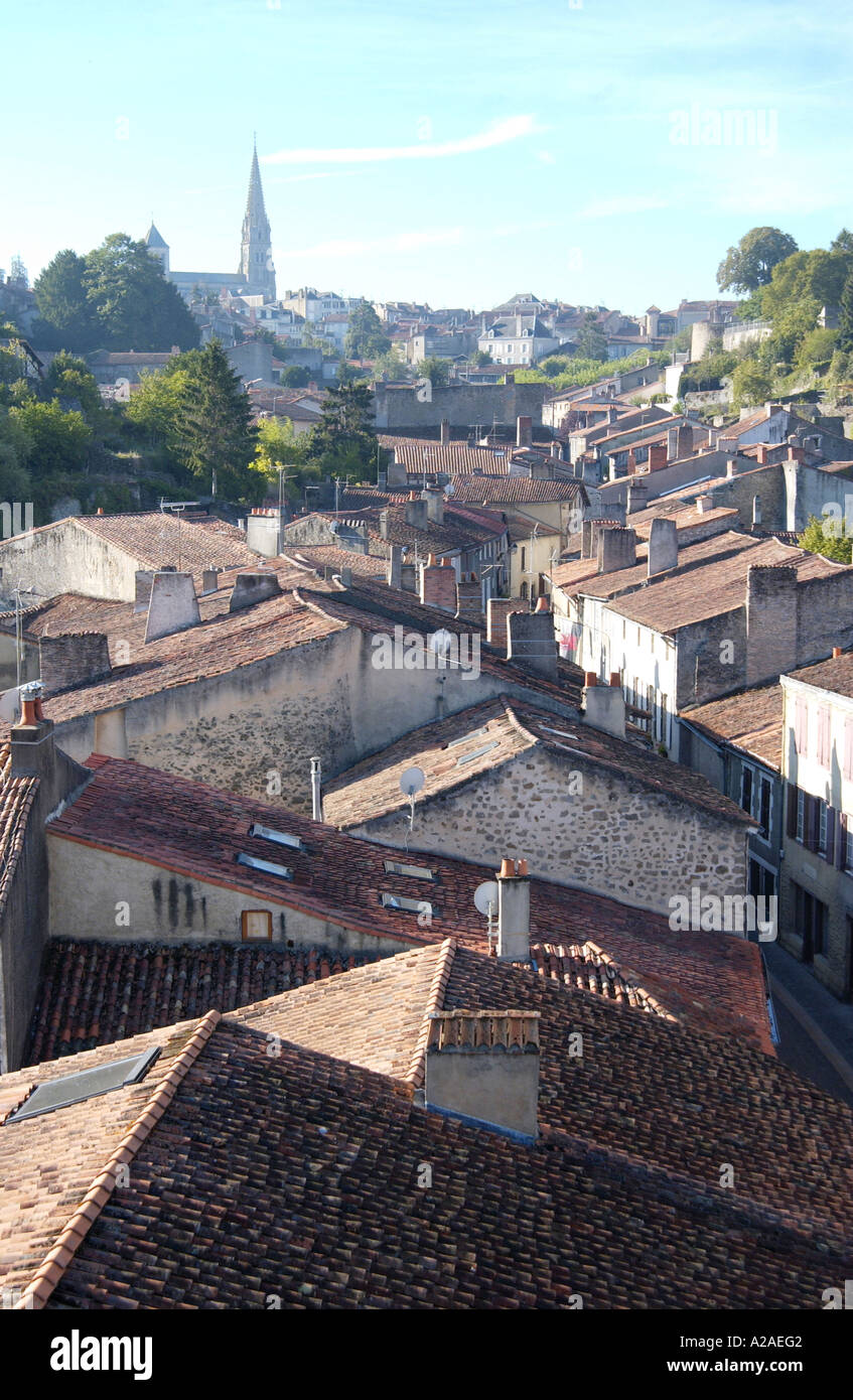 Medieval quarter Parthenay France Stock Photo - Alamy