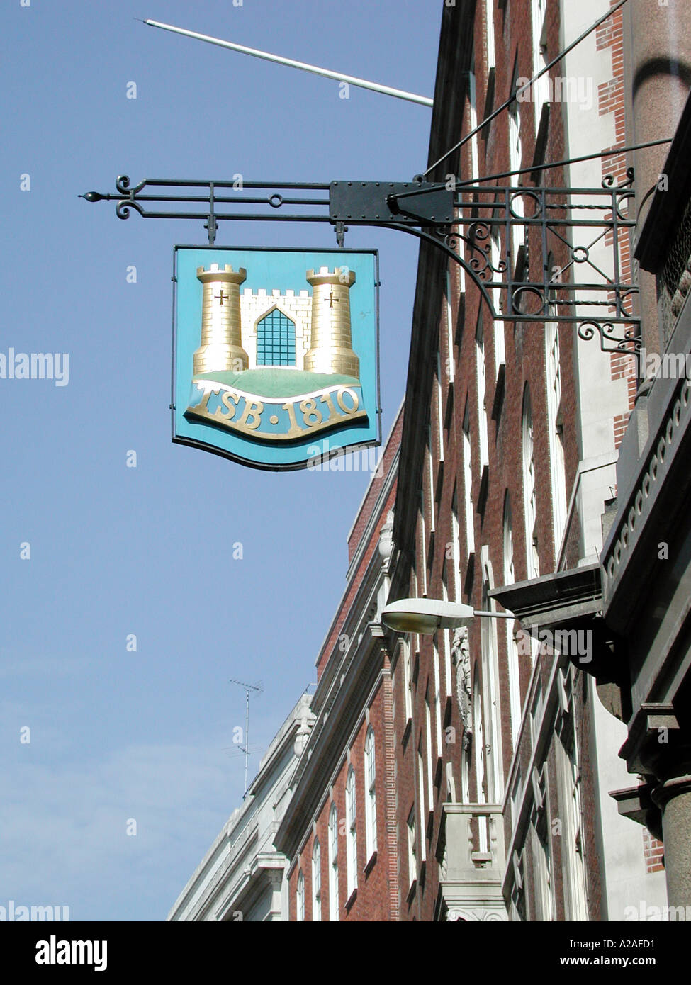 TSB Bank sign, Lombard Street, London EC3, England, UK Stock Photo - Alamy