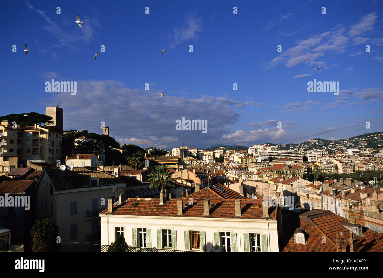 Cannes from roof top France Stock Photo - Alamy