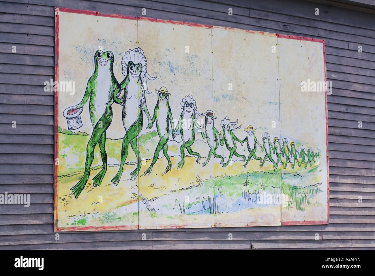 Frog mural hi-res stock photography and images - Alamy