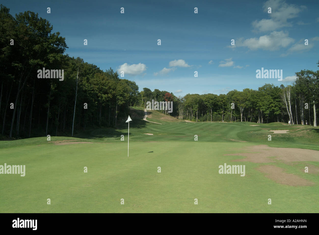 A golf course in spring in Soo Stock Photo - Alamy