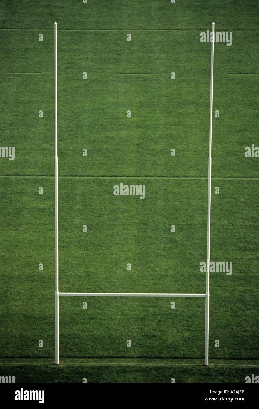 The rugby posts at Twickenham stadium Stock Photo - Alamy