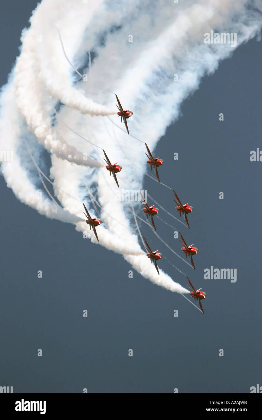 red arrows air display Stock Photo - Alamy