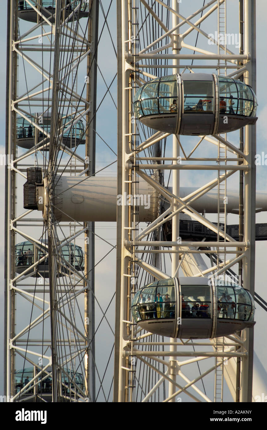 London eye closeup hi-res stock photography and images - Alamy