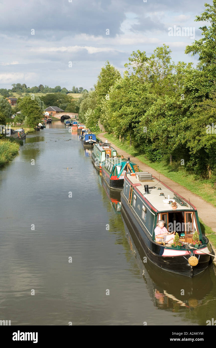 Grand Union Canal at Braunston Stock Photo - Alamy