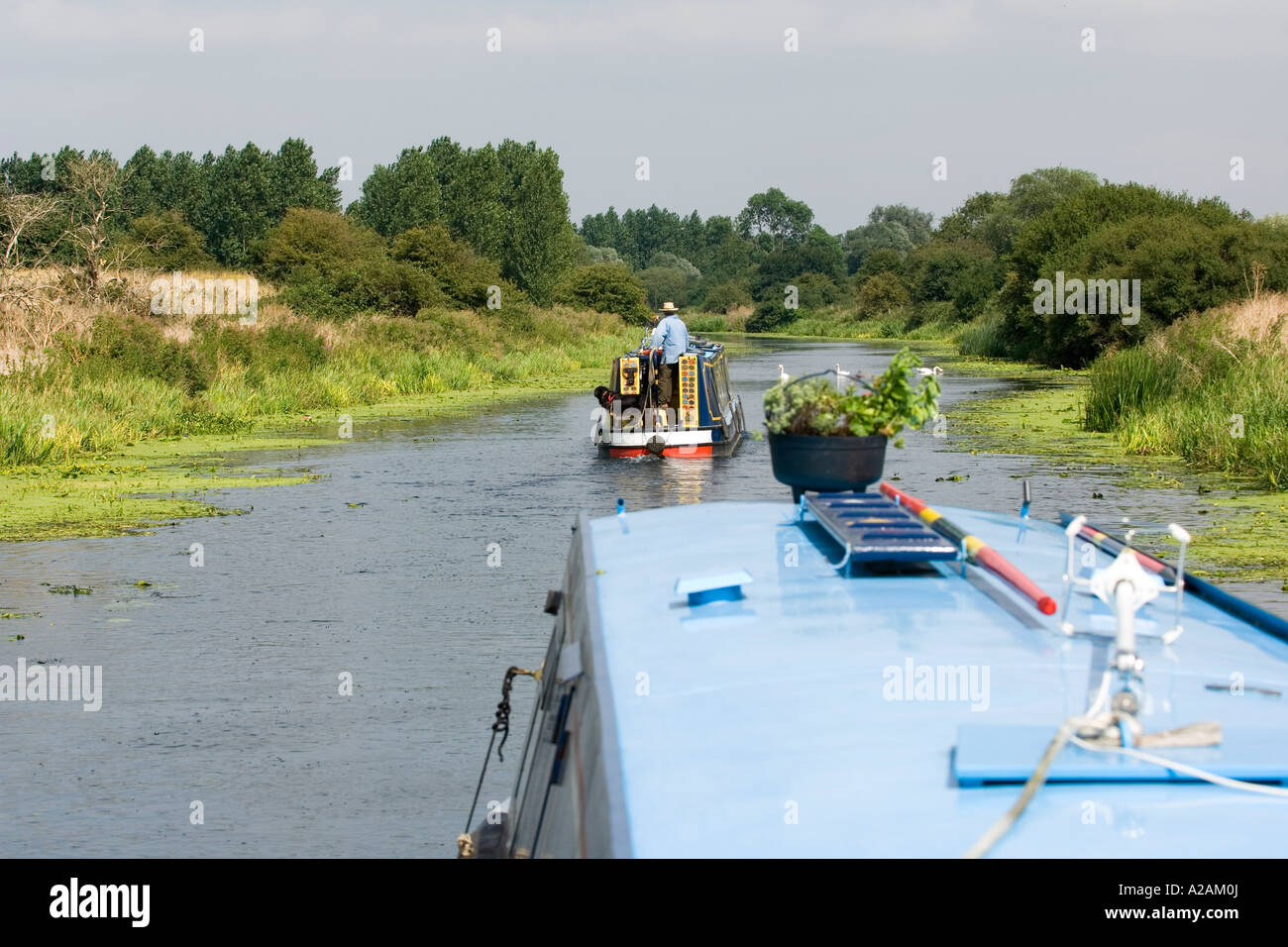 Narrowboat river nene hi-res stock photography and images - Alamy