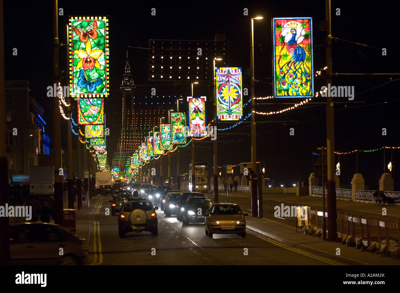 Blackpool street light illuminations hi-res stock photography and ...