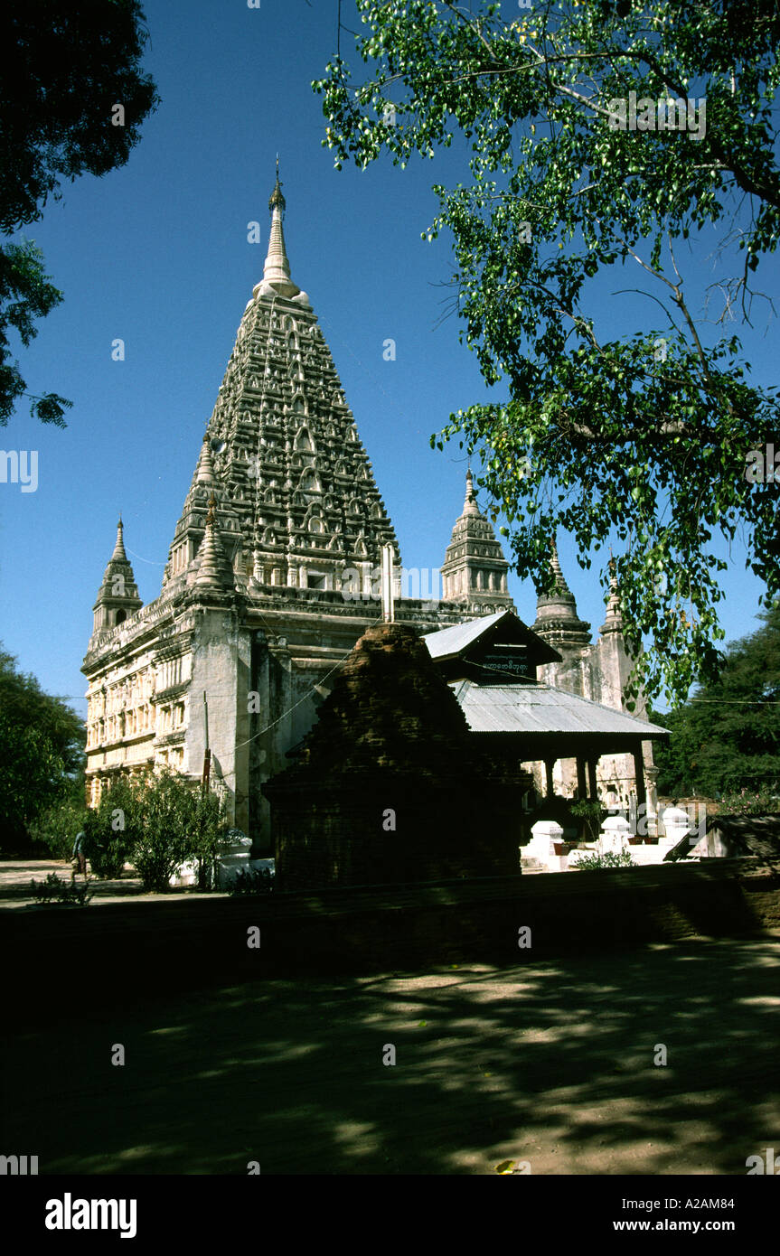 Myanmar Burma Pagan Bagan Mahabodi Pagoda AD 1215 Stock Photo - Alamy
