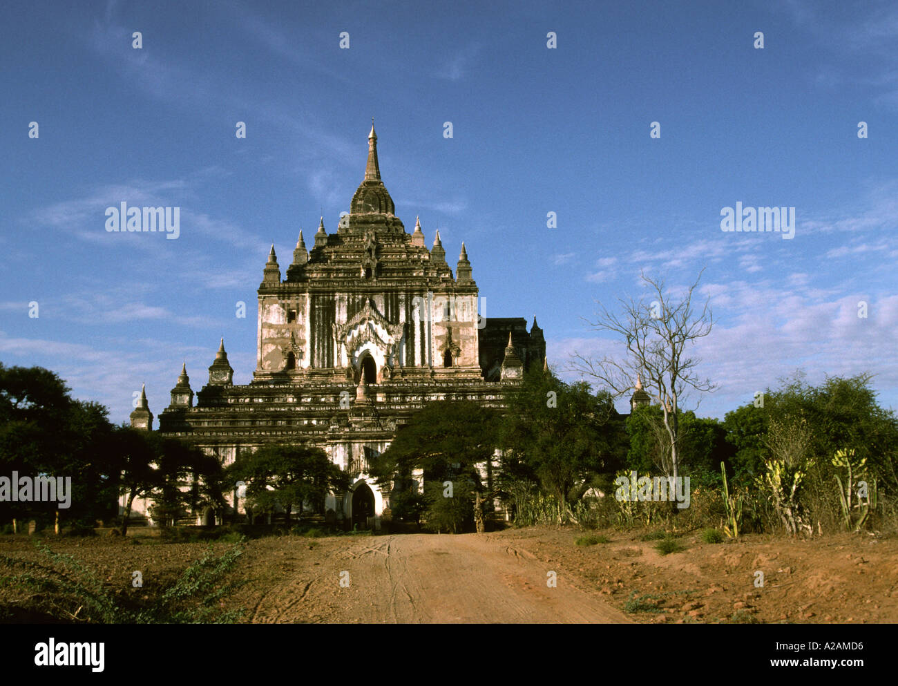 Myanmar Burma Pagan Bagan Thatbinnyu Temple Stock Photo - Alamy