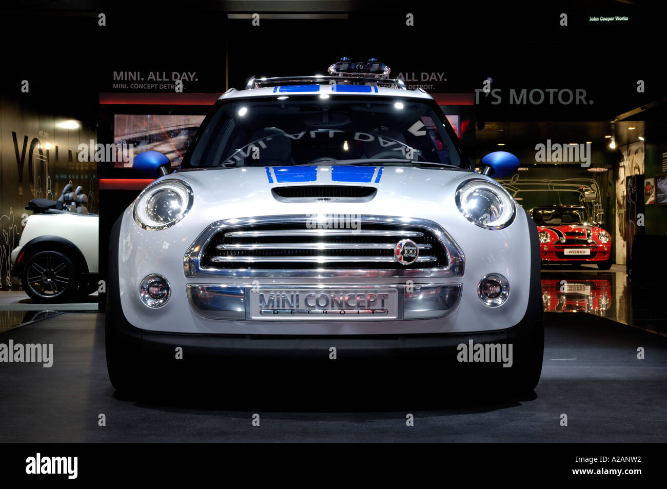 American sporty car in white hi-res stock photography and images - Alamy