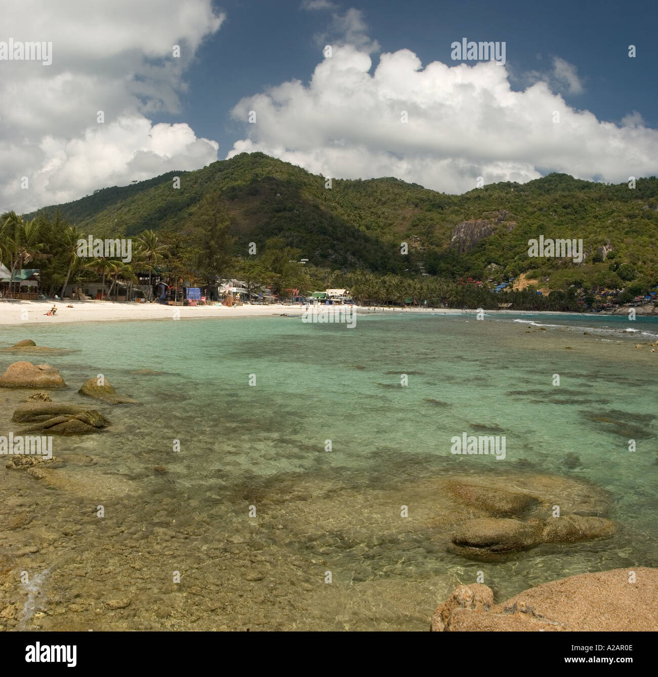 Thailand Ko Phangan Pha Ngan Hat rin Haad Rin sunrise beach Stock Photo ...