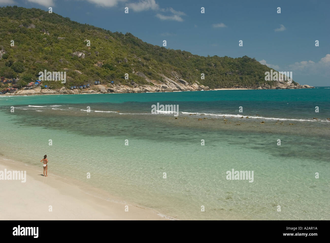 Thailand Ko Phangan Pha Ngan Hat rin Haad Rin sunrise beach Stock Photo ...