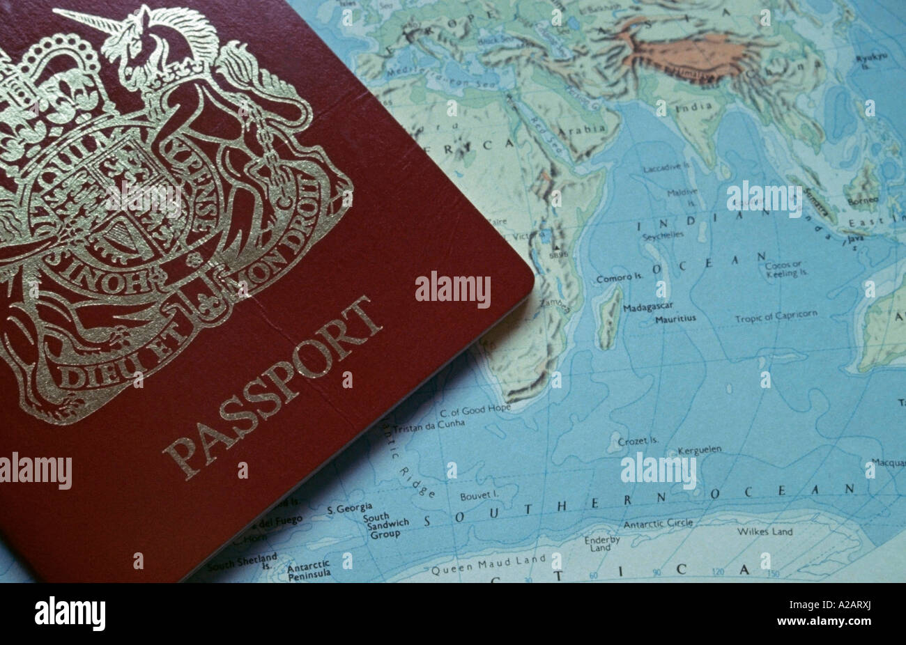 British passport world map hi-res stock photography and images - Alamy