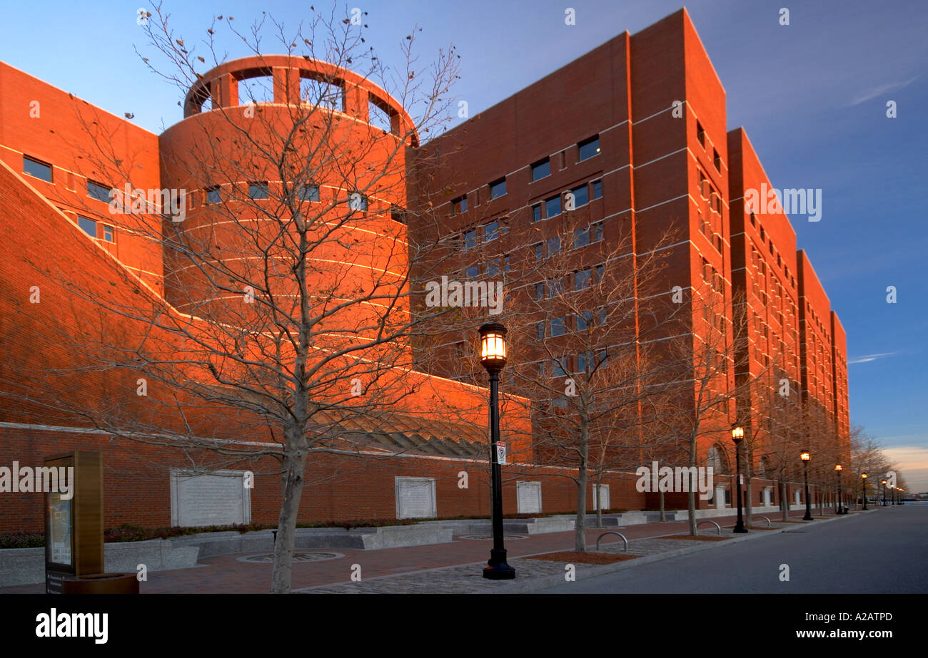 First Light on the New Federal Courthouse Boston Massachusetts USA ...