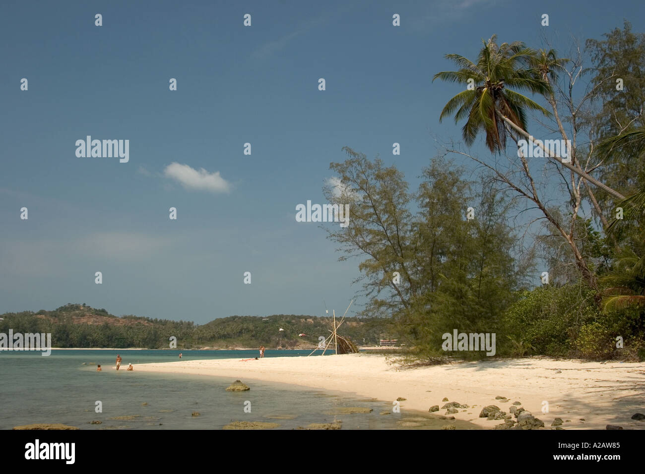 Thailand Ko Samui Choeng Mon beach Stock Photo - Alamy