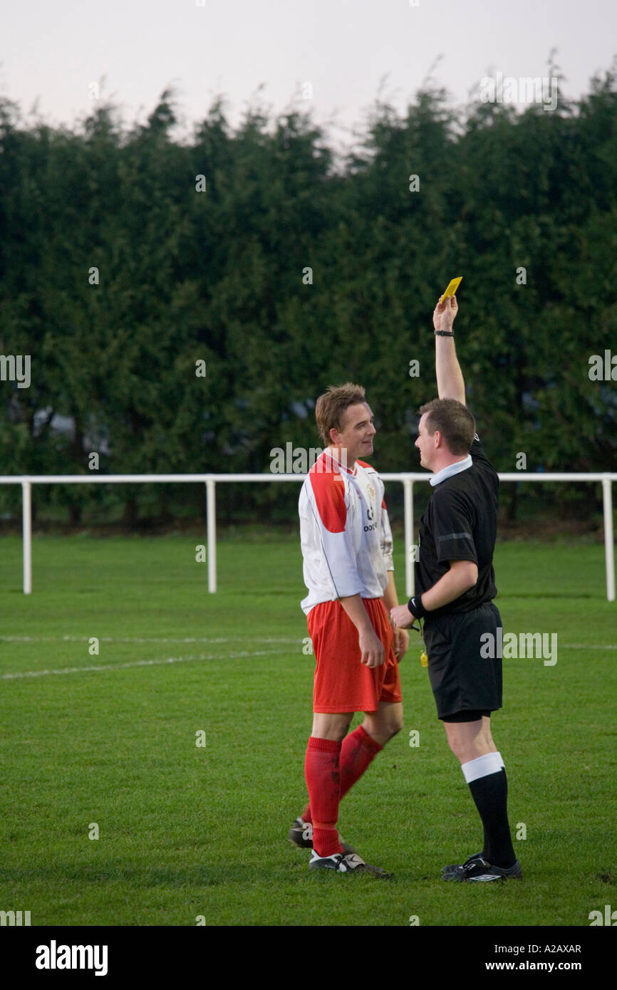 Being shown yellow card hi-res stock photography and images - Alamy