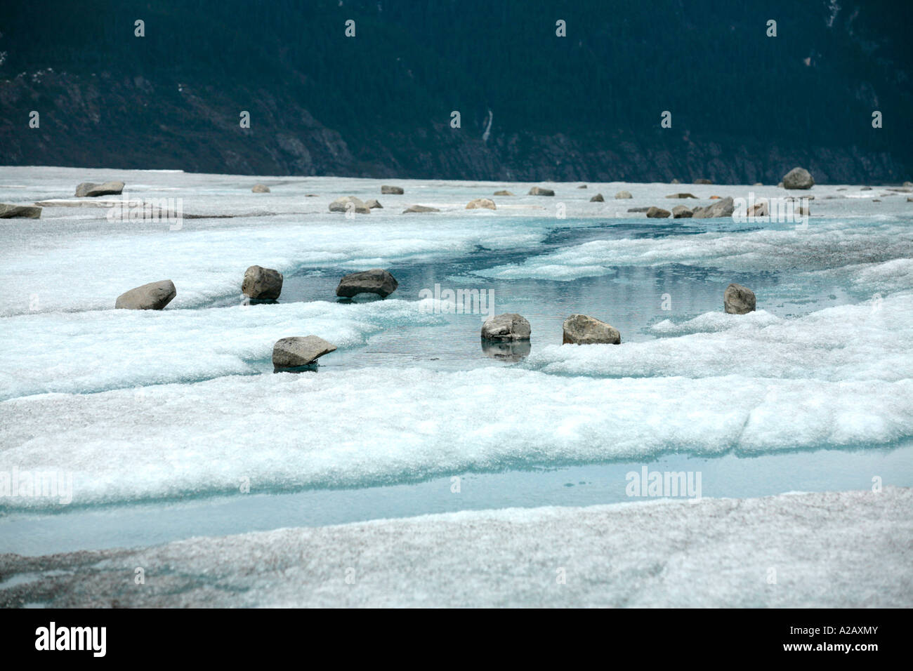 Glacial pools and rocks, Alaska Stock Photo - Alamy