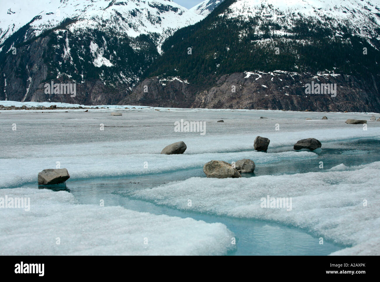 Glacial pools and rocks, Alaska Stock Photo - Alamy