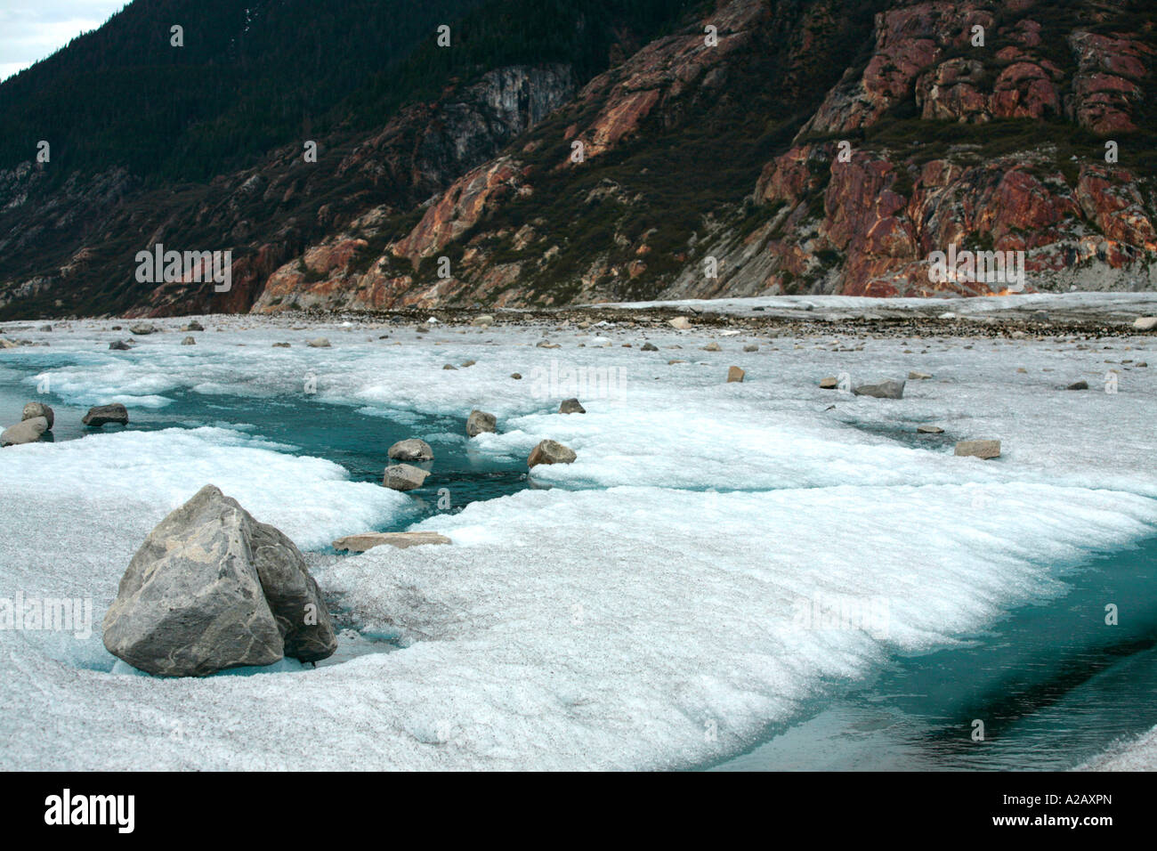 Glacial pools and rocks, Alaska Stock Photo - Alamy