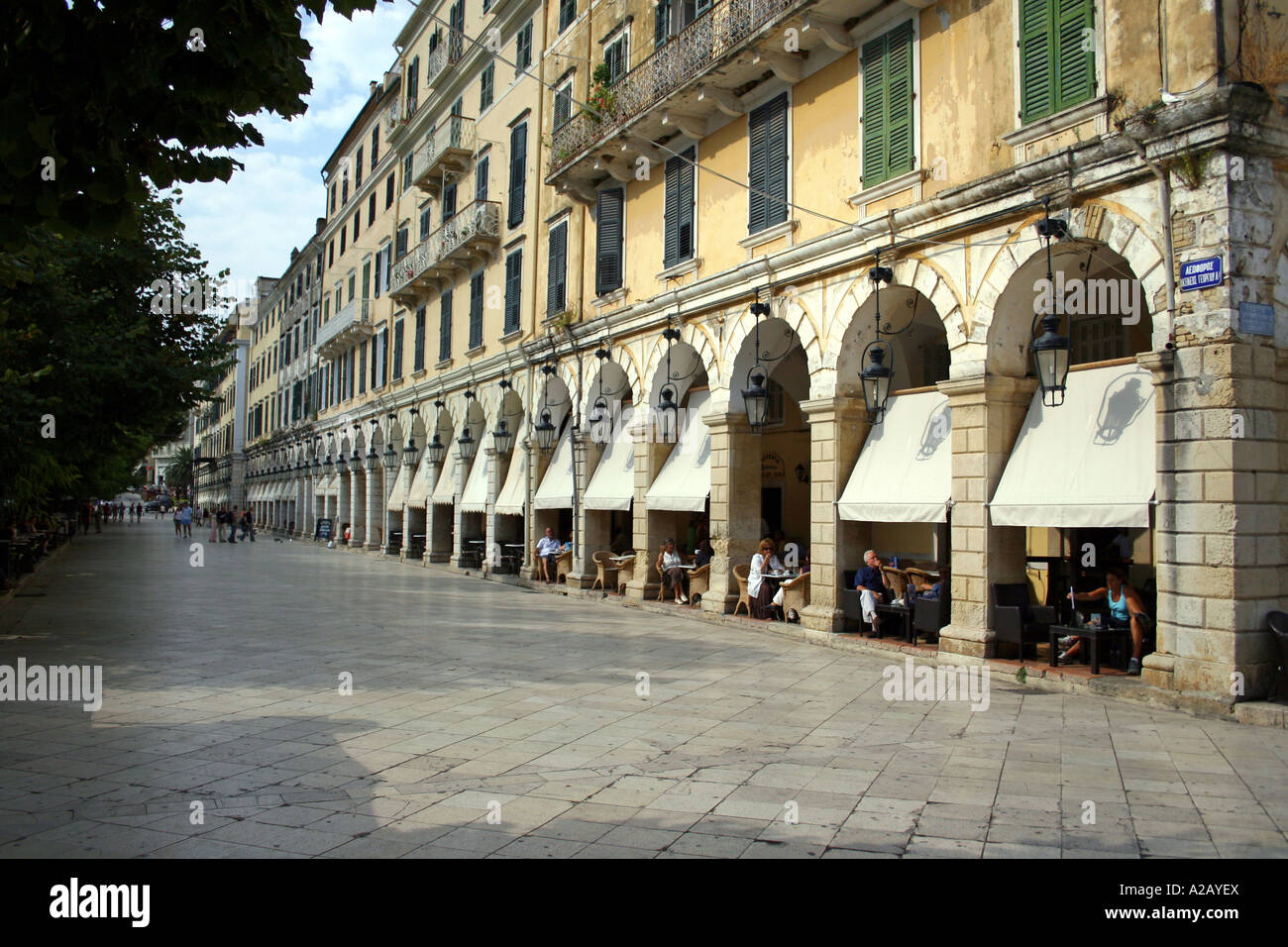 Promenade corfu town kerkyra hi-res stock photography and images - Alamy