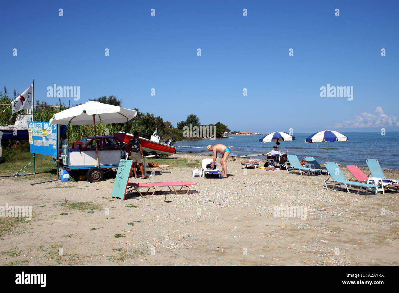Roda beach corfu hi-res stock photography and images - Alamy