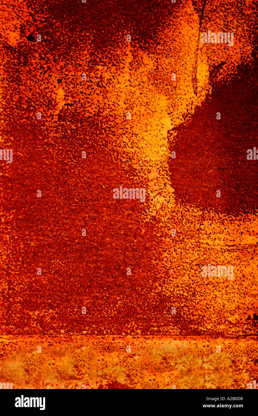 Closeup Of A Rusting Metal Surface Stock Photo - Alamy