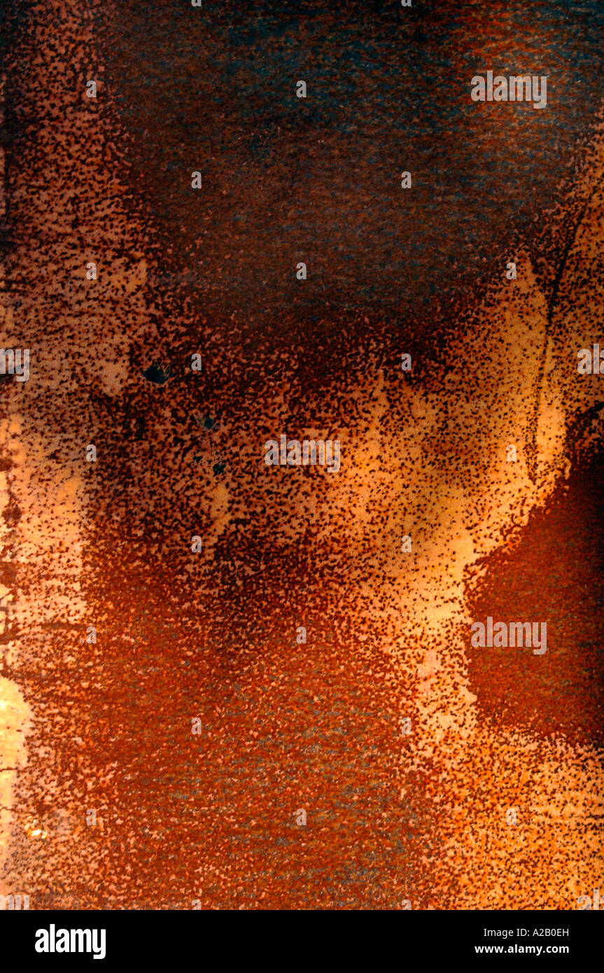 Closeup Of A Rusting Metal Surface Stock Photo - Alamy