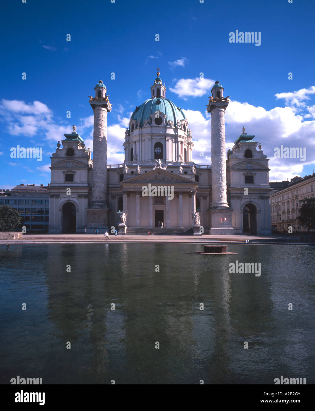 Karls Church (Karlskirche) Vienna Austria Stock Photo - Alamy