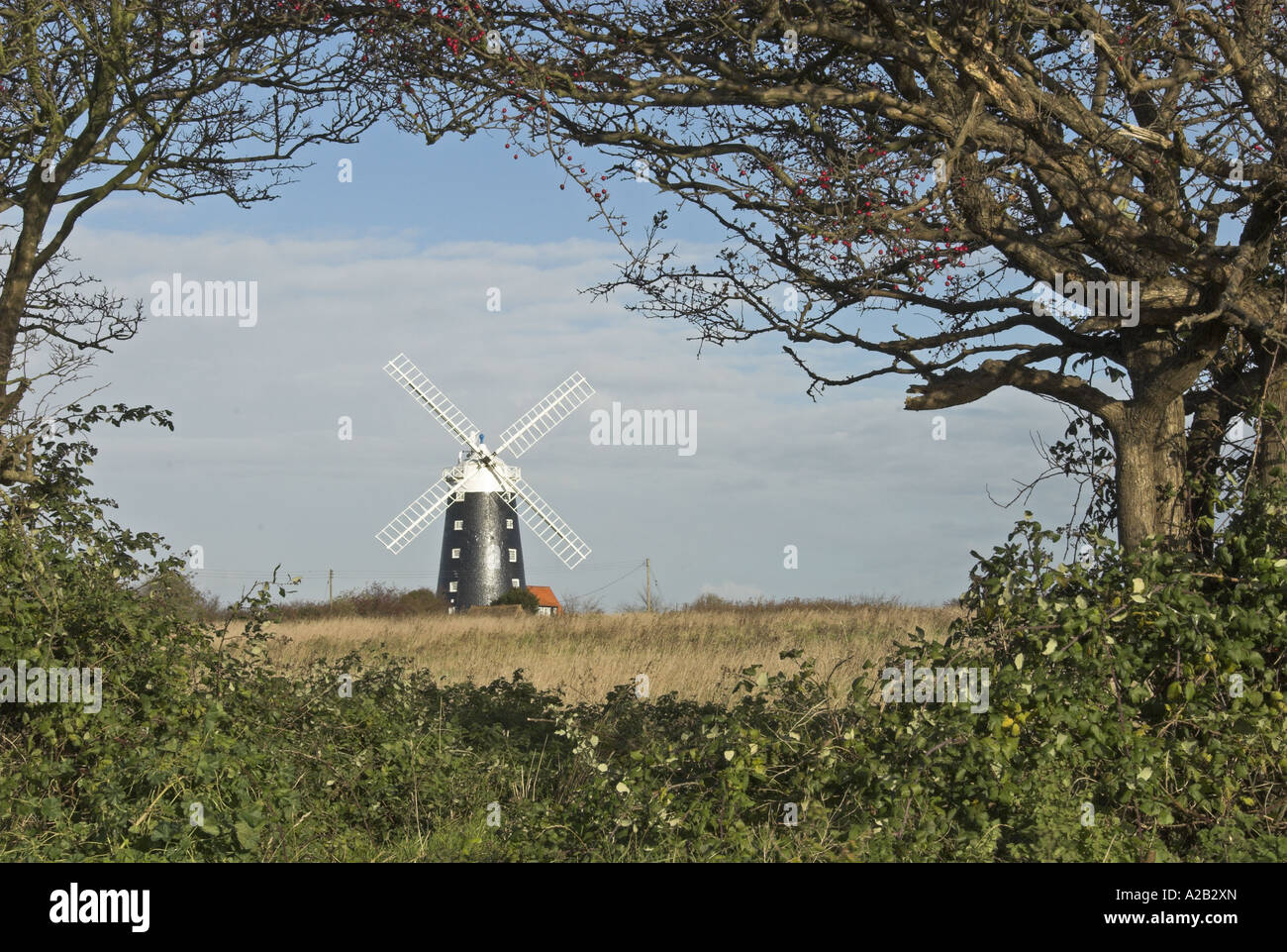 Windmill at Burnham Norton Norfolk UK Stock Photo - Alamy