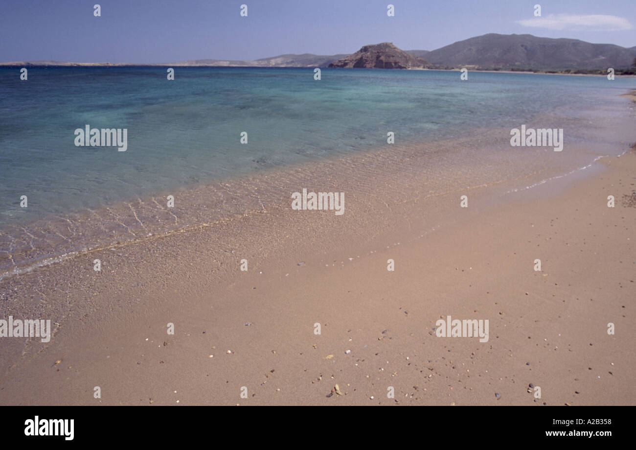 The beach at Kouremenos in Crete Greece Stock Photo - Alamy