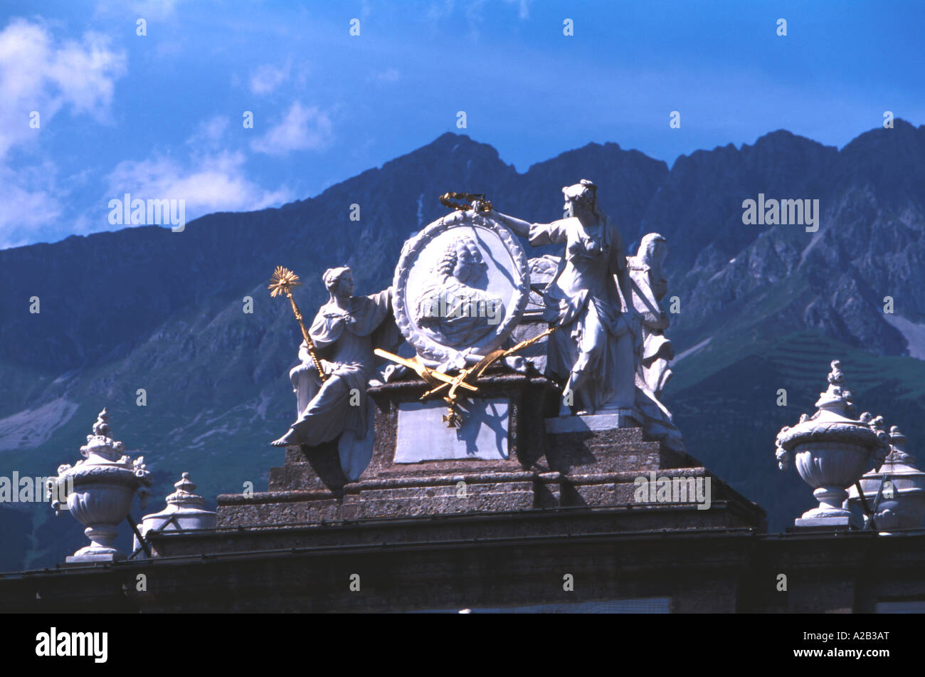 Triumphal Arch Innsbruck Austria Stock Photo - Alamy