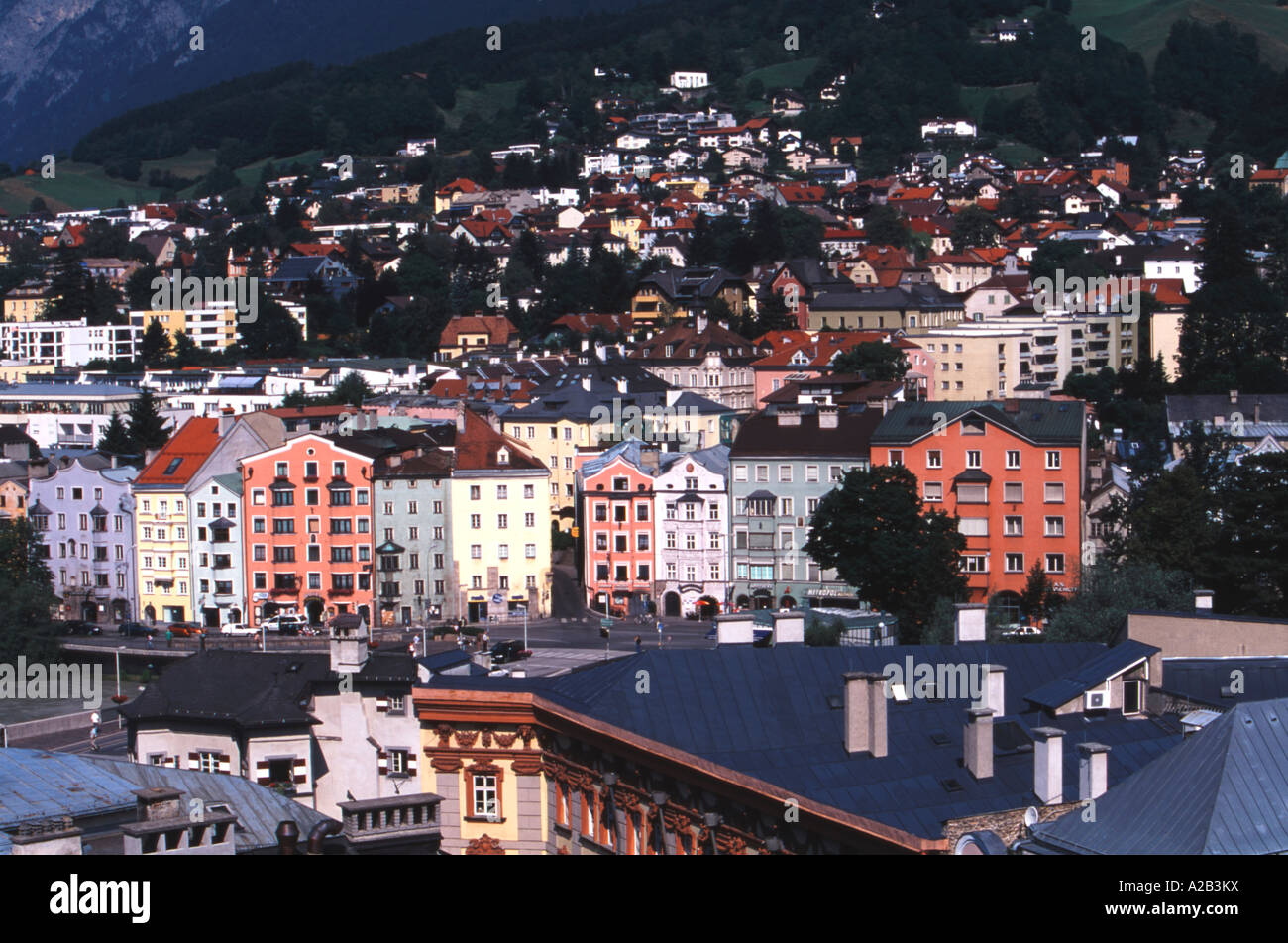 Skyline view of Innsbruck Austria Stock Photo - Alamy