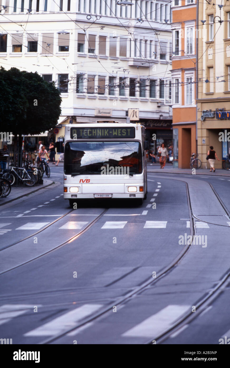 Bus Innsbruck Austria Stock Photo - Alamy