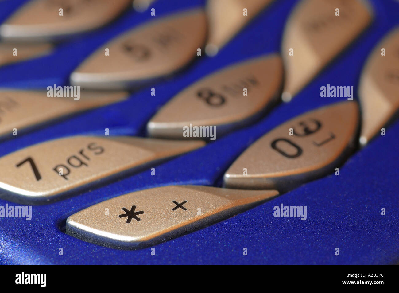 Keyboard of a mobile telephone Stock Photo - Alamy