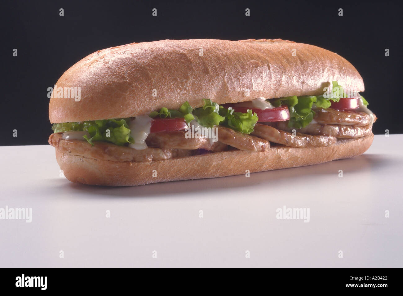 A Sub or Hero Sandwich Stock Photo - Alamy