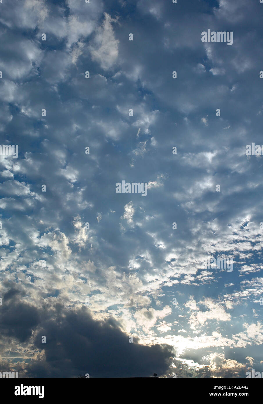 Heavenly Blue Sky Stock Photo - Alamy