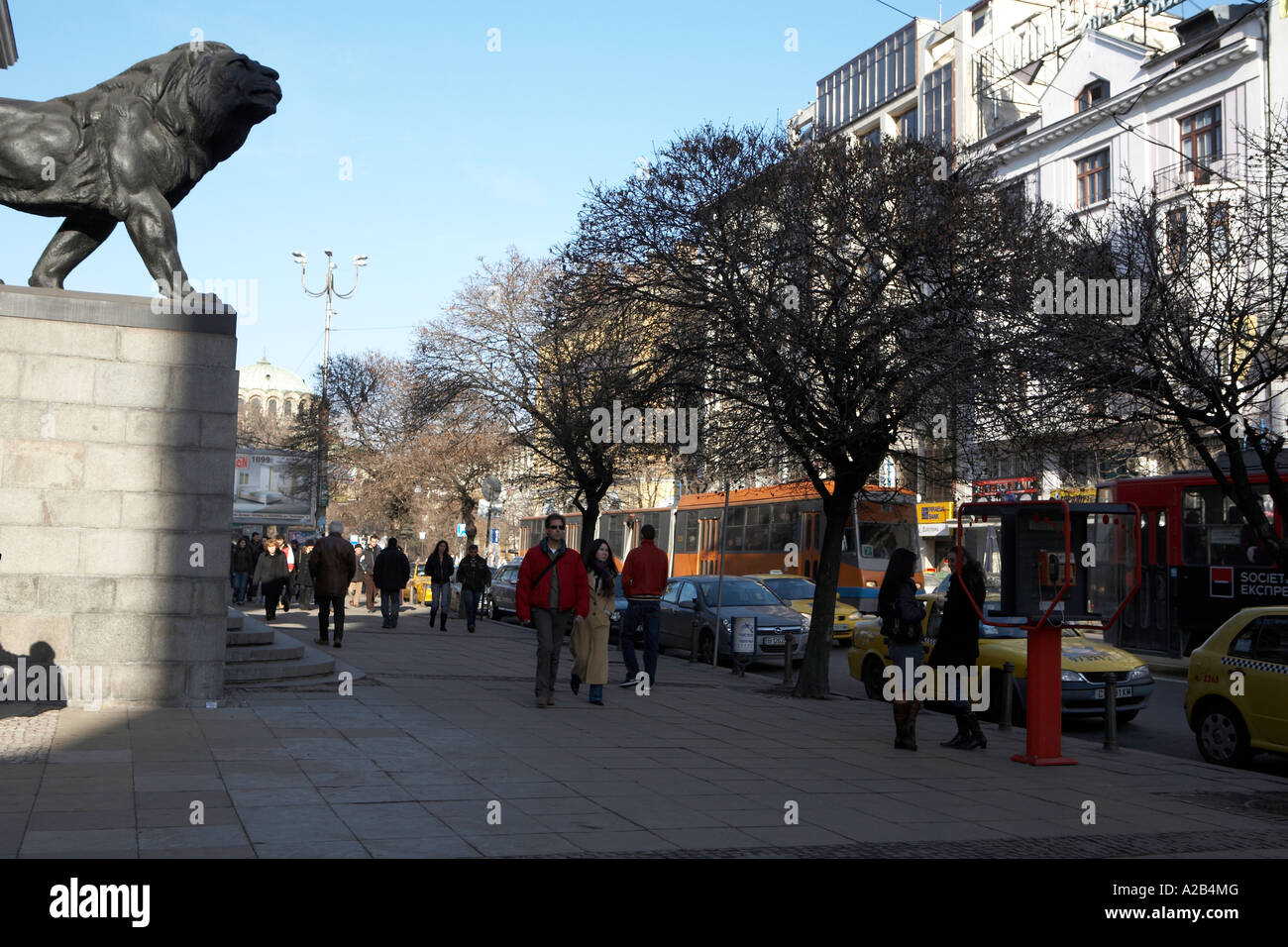 City centre street, Sofia, Bulgaria Stock Photo - Alamy