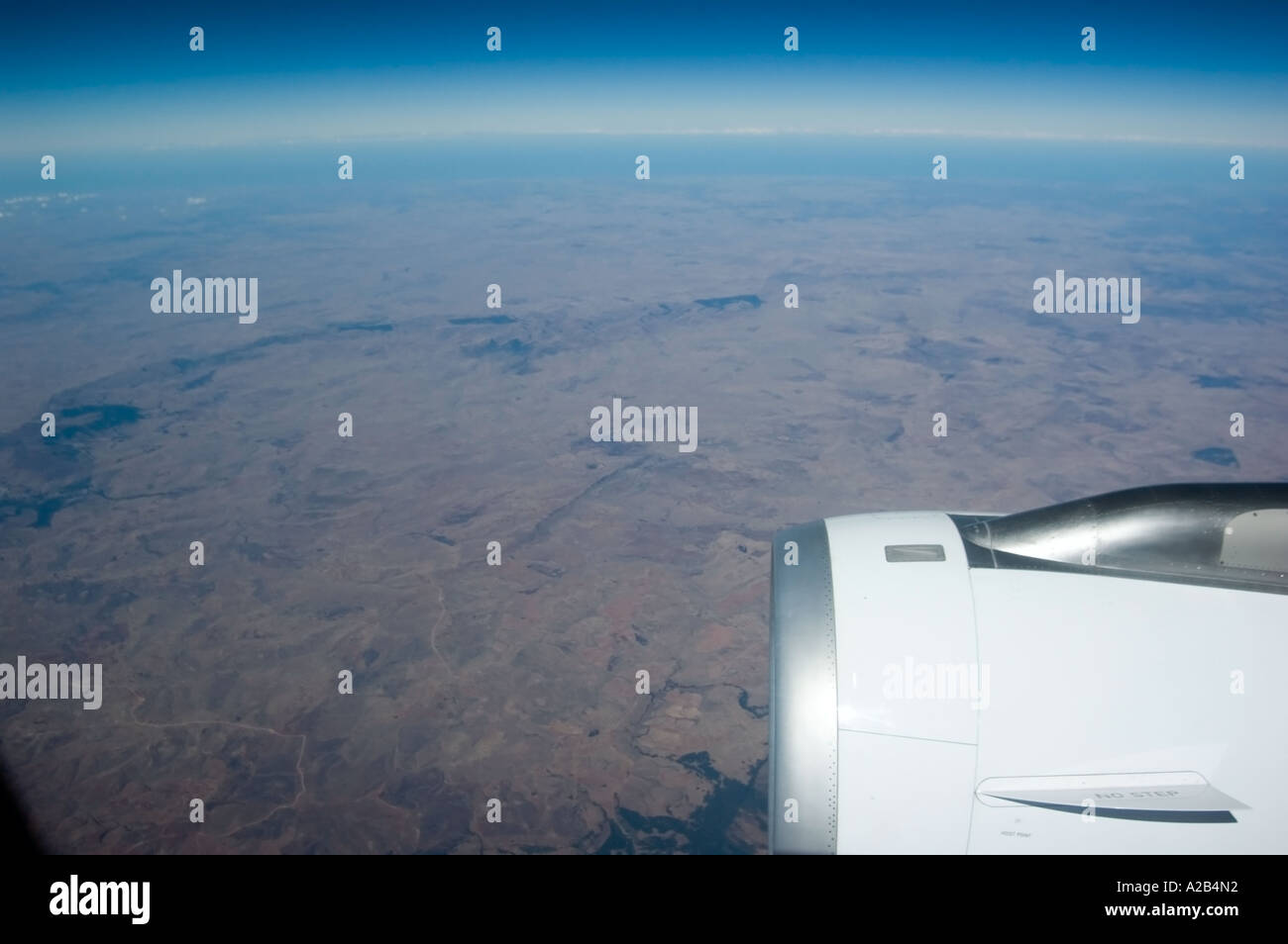 Aerial view of South Africa's Western Cape terrain, including the Great ...