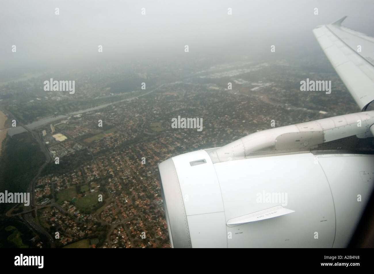 Aerial view of South Africa's Western Cape terrain, including the Great ...