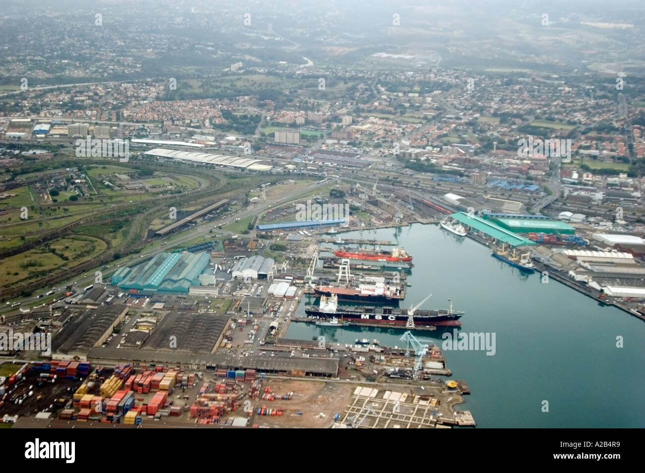 Durban south africa aerial view hi-res stock photography and images - Alamy