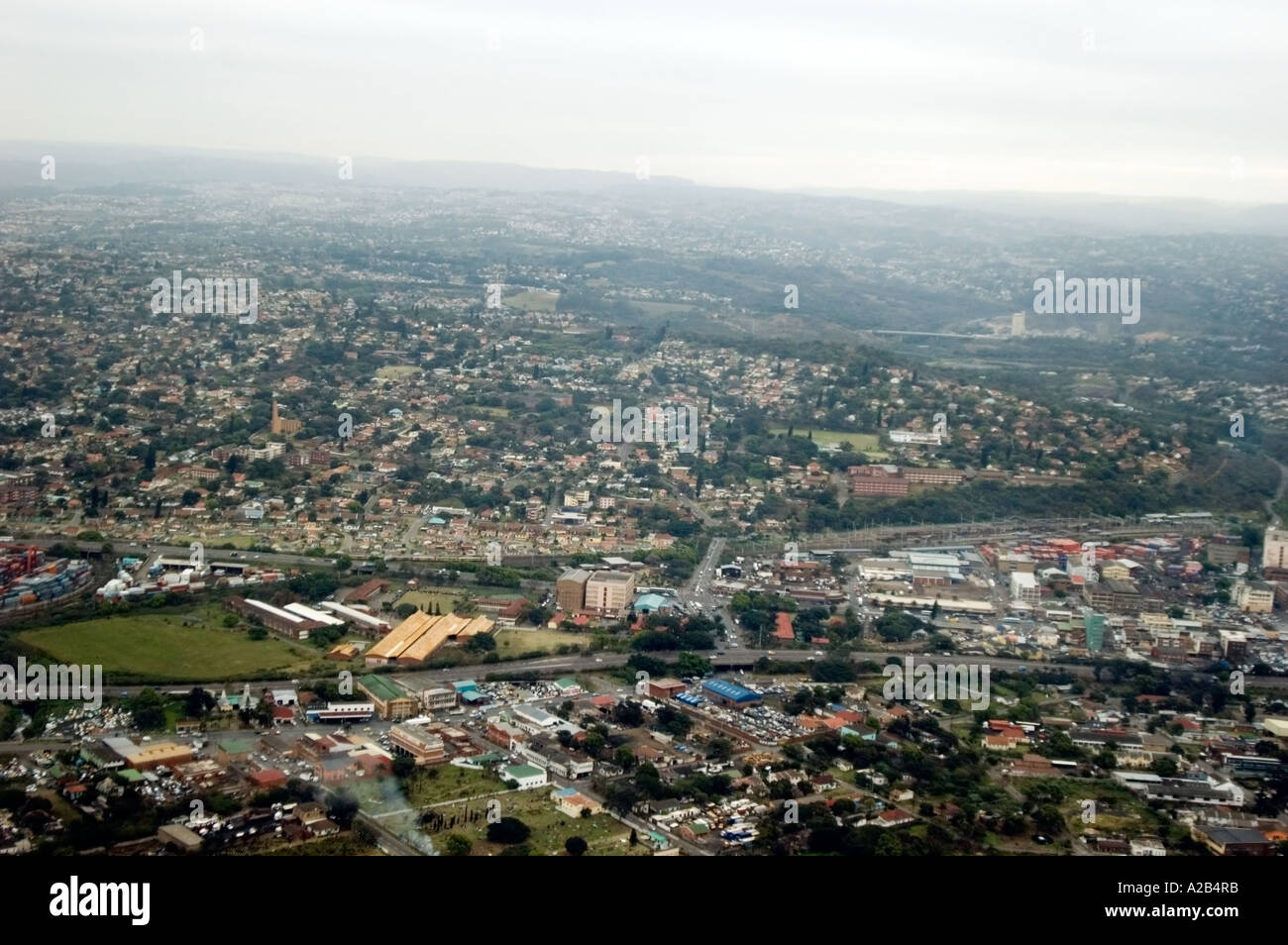 Durban city aerial view hi-res stock photography and images - Alamy