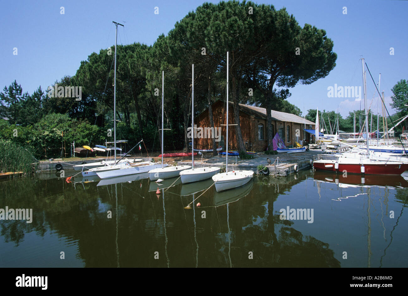 Torre di Lago Puccini Lago di Massaciuccoli Tuscany Italy Stock Photo ...