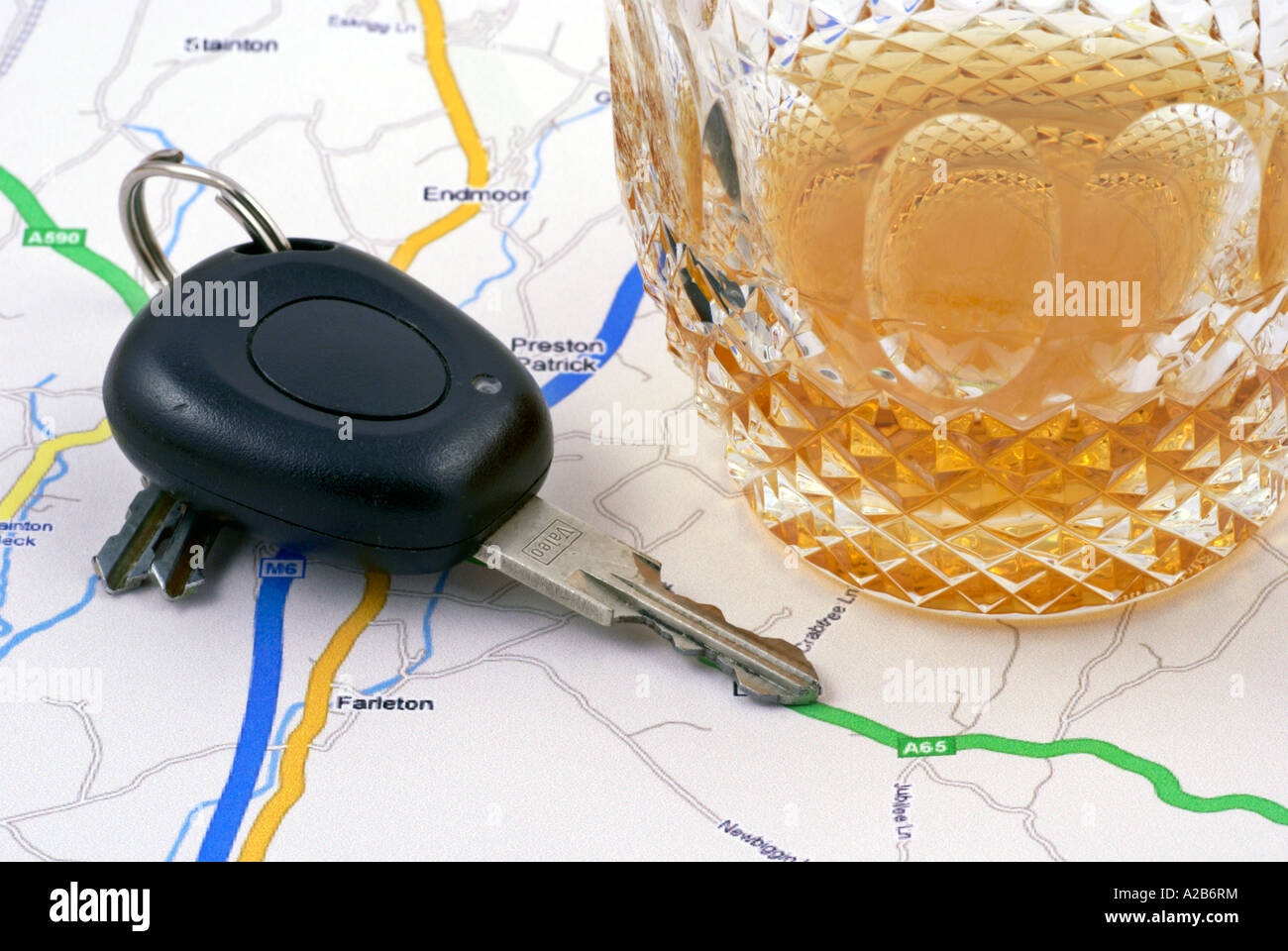 Alcohol and Car Keys Stock Photo - Alamy