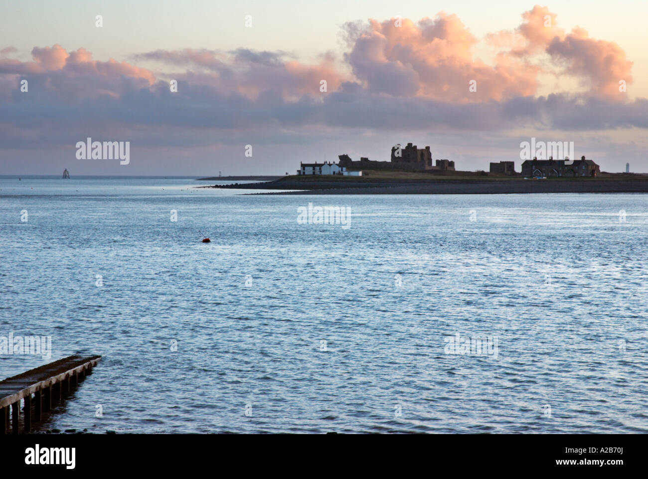 Piel Island and Piel Castle Barrow In Furness Stock Photo - Alamy