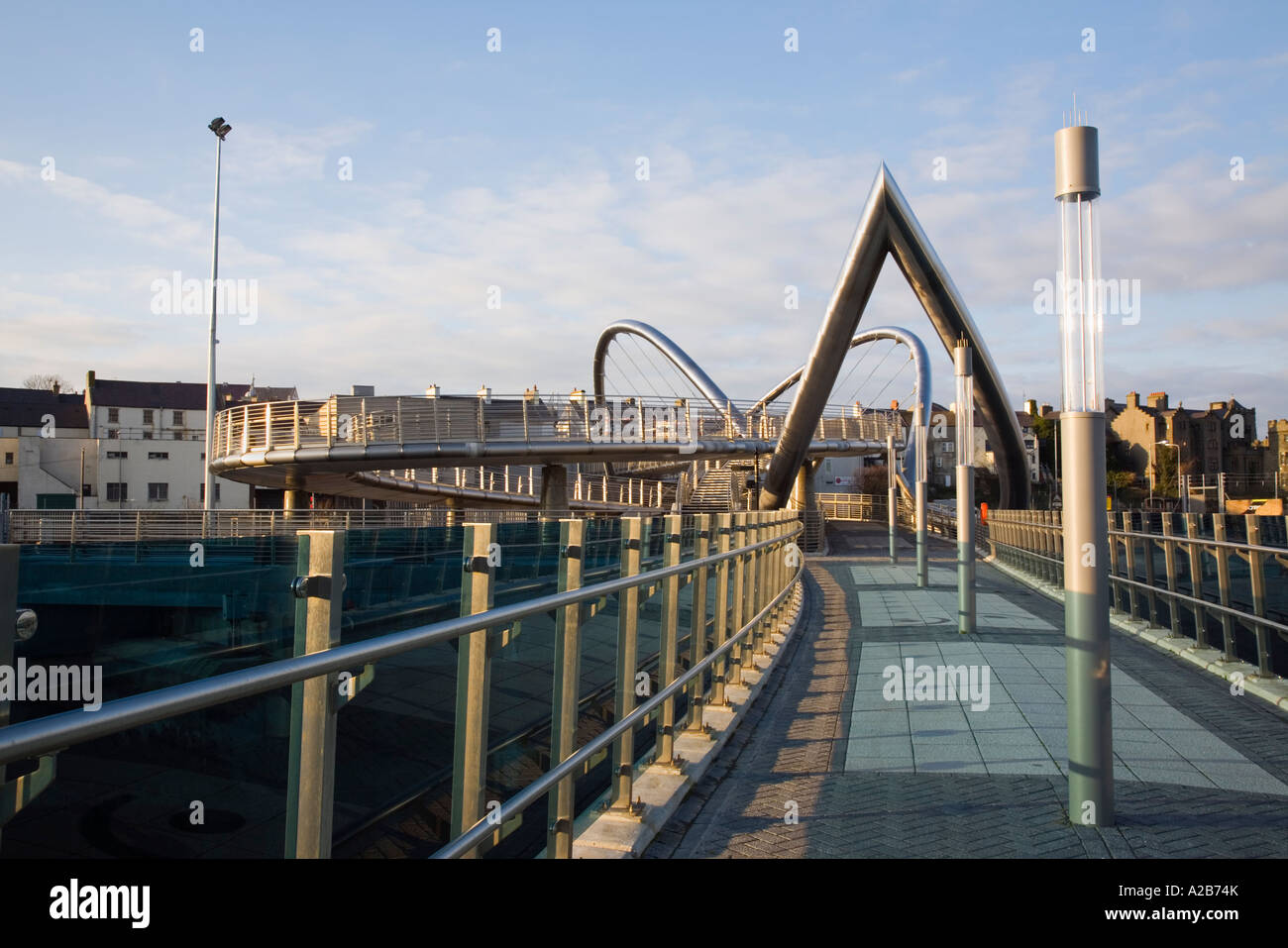 CELTIC GATEWAY BRIDGE pedestrian walkway and footbridge Holyhead ...
