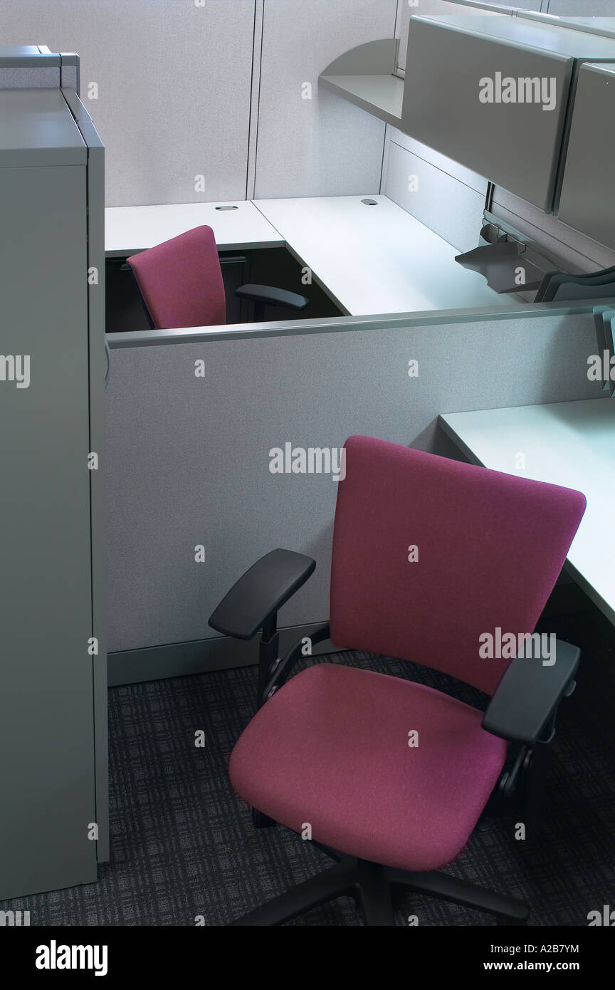 Empty Office Cubicles Desk Work Stock Photos & Empty Office Cubicles ...