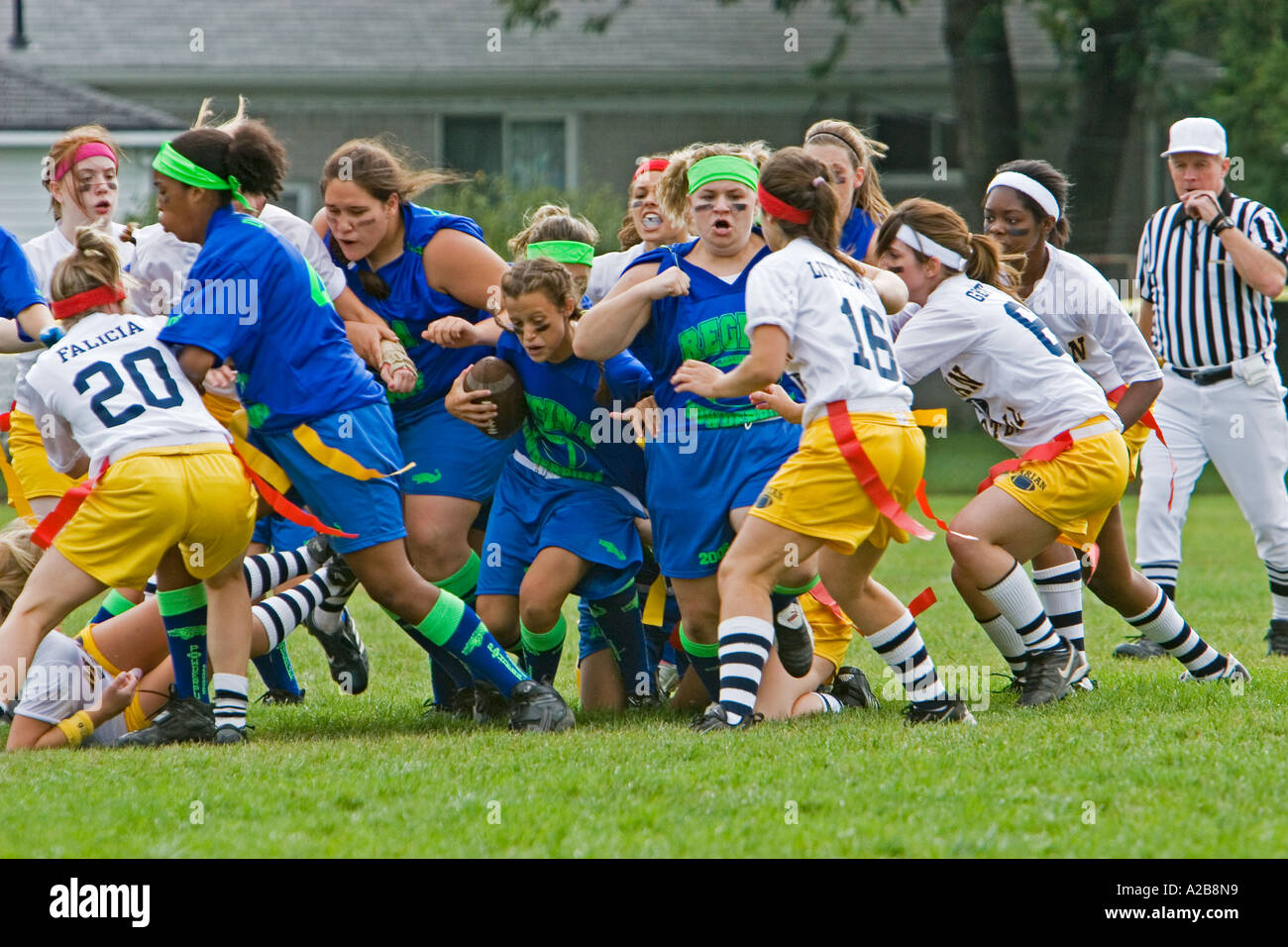 Powderpuff football hi-res stock photography and images - Alamy
