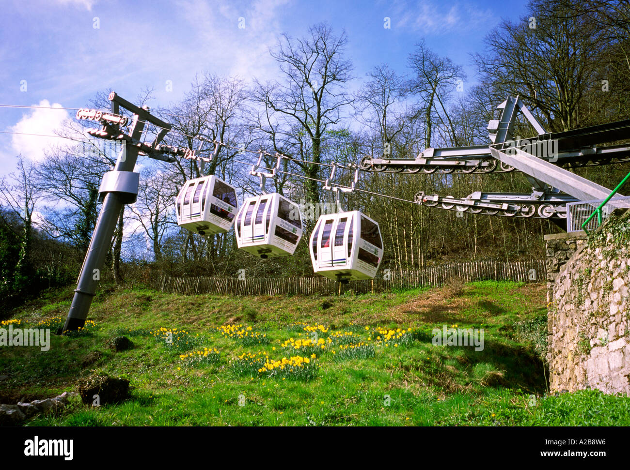 Matlock bath cable cars hi-res stock photography and images - Alamy