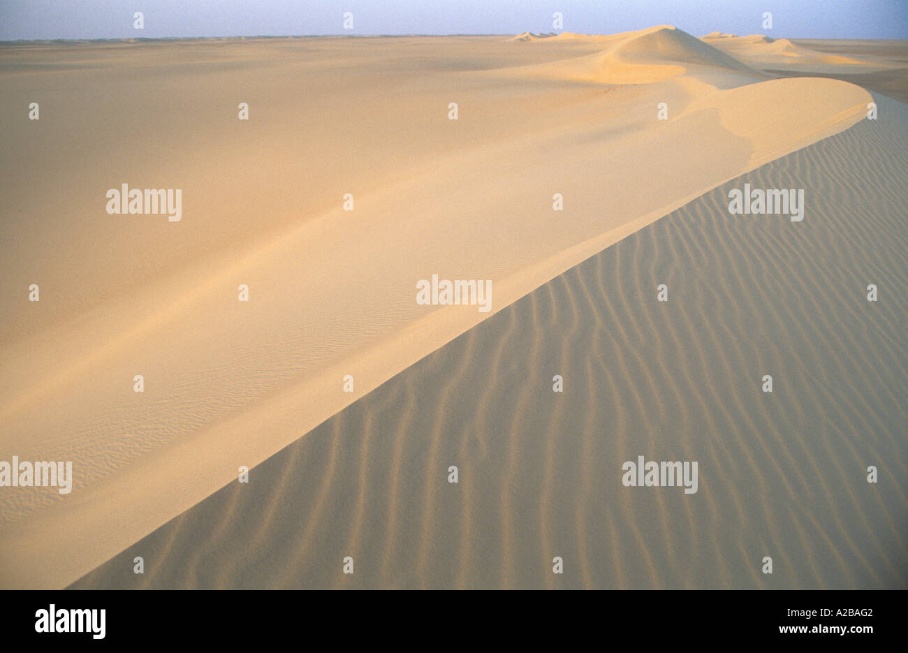 Sand dunes of the Erg Rabianah, Ramlat Rabyanah, Libya Stock Photo - Alamy