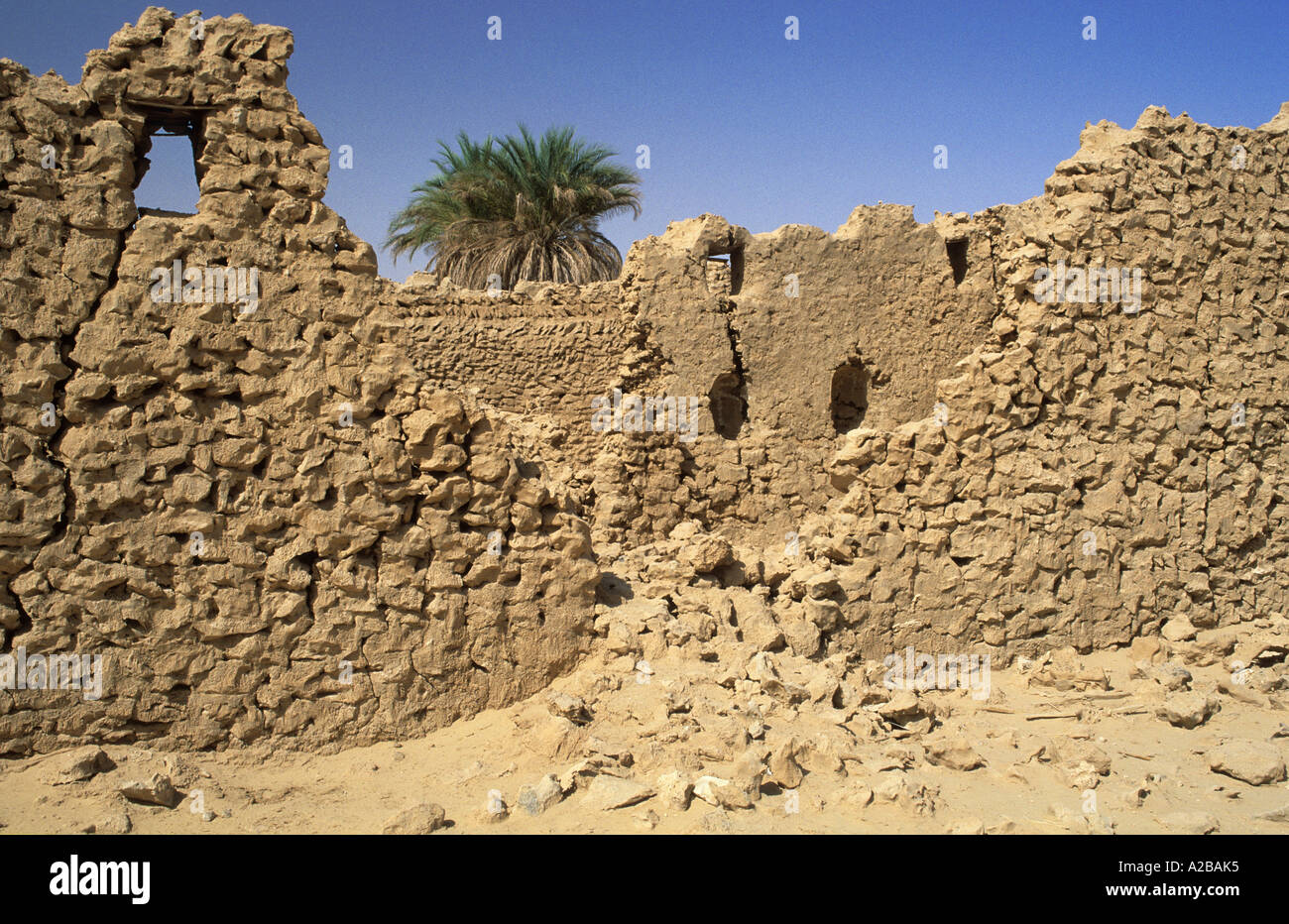 Ruins of the tubu city of Tazerbo, Tazirbu, Libya Stock Photo - Alamy